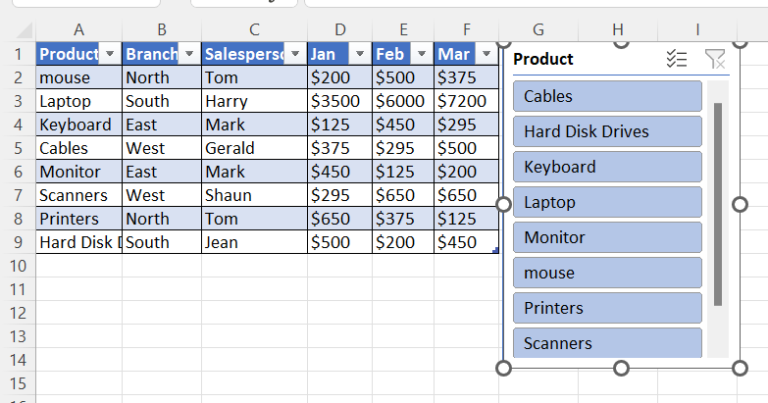 Slicers in Excel - What They Are and How to Use Them | AOLCC