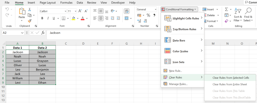 How to Compare Two Columns in Excel - Easy Guide | AOLCC