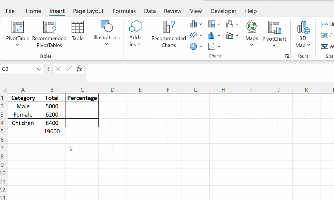 How To Calculate Percentage In Excel AOLCC